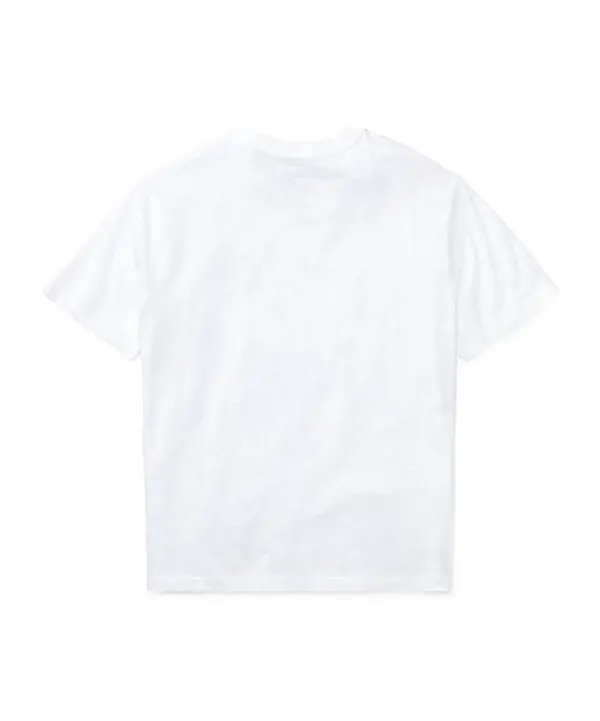 Polo Ralph Lauren Short-sleeved Crewneck T-shirt With Logo - White
