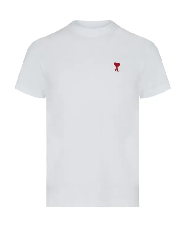 AMI Paris Logo Short-sleeved T-shirt - White