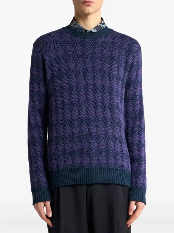 Etro Wool Jacquard Sweater