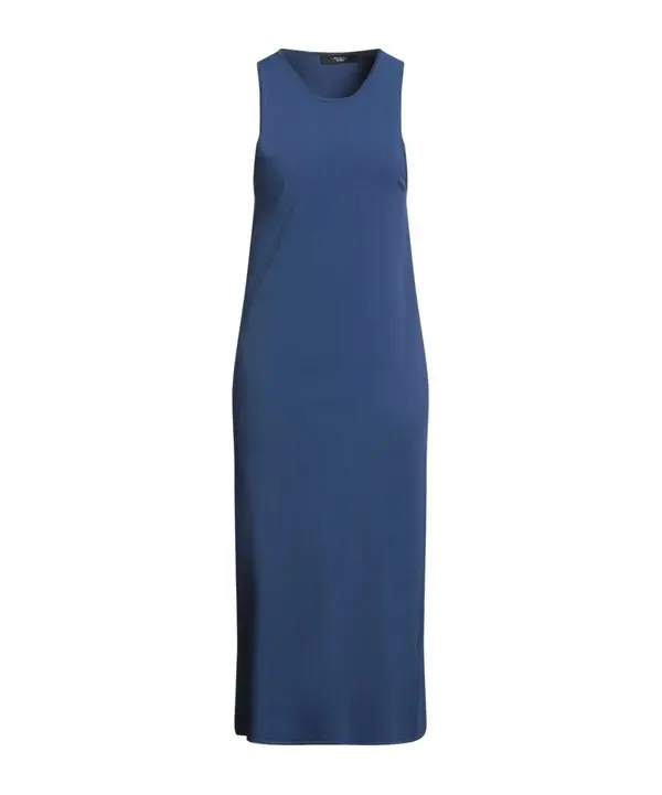 Max Mara Sleeveless Slim-fit Dress - Blue