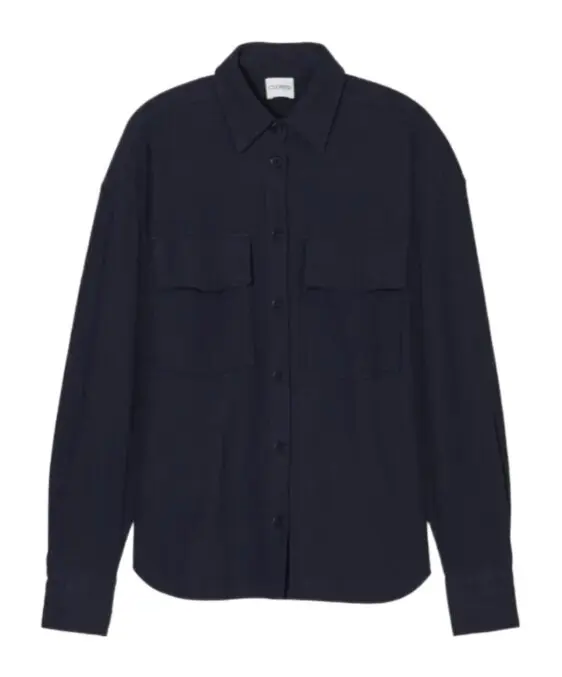 Closed Ribbed Pocket Shirt