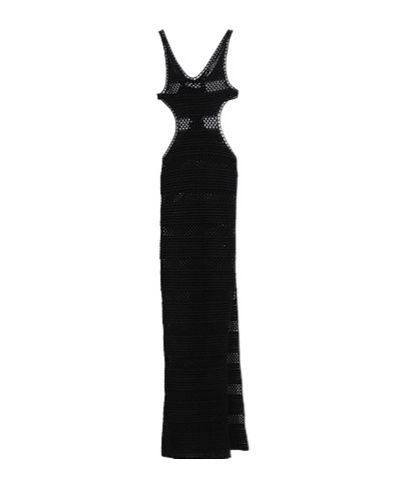 Saint Laurent Sleeveless Sheath Dress - Black