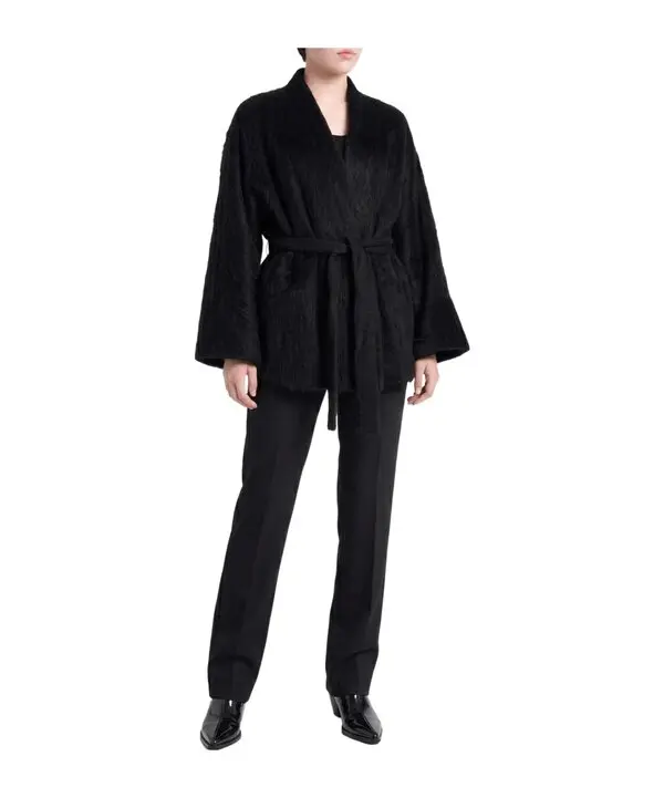Max Mara Belted Coat - Black