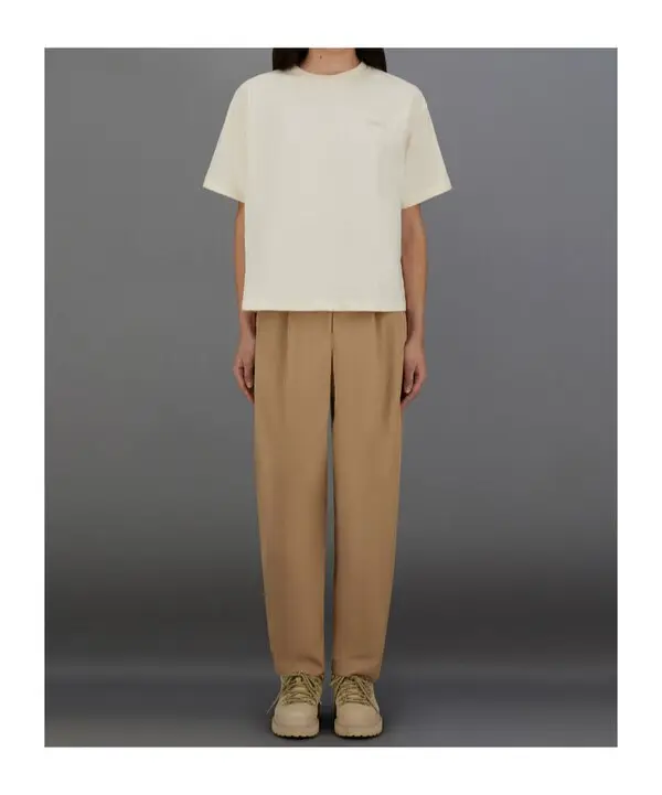 Herno Tailored Trousers With Elasticated Waist - Camel