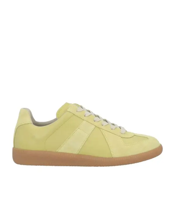 MAISON MARGIELA Low-top Suede Sneakers - Green