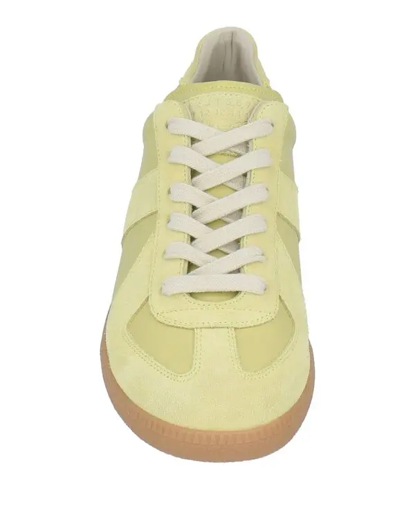 MAISON MARGIELA Low-top Suede Sneakers - Green