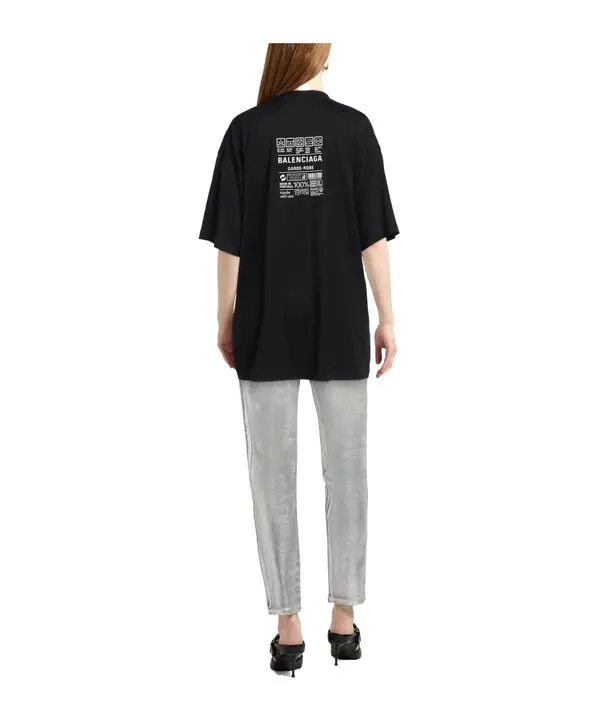 Balenciaga Oversized T-shirt With Graphic Print