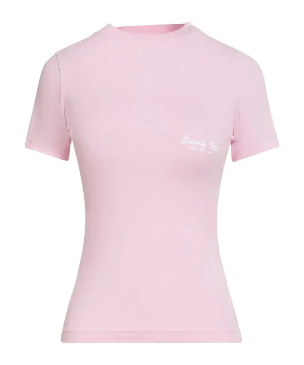 Balenciaga Stretchy T-shirts - Pink