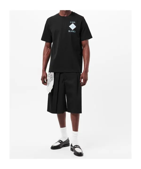 Casablanca Logo Crew Neck T-shirt