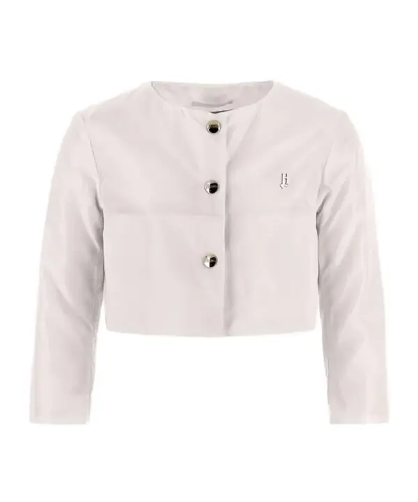 Herno Round Neck Buttoned Jacket