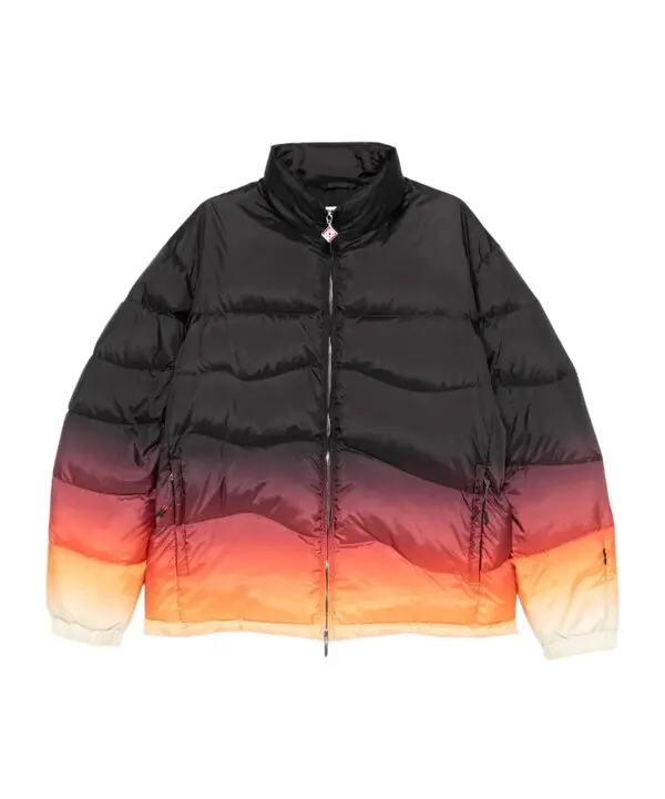 Casablanca Gradient Quilted Zip-up Padded Jacket