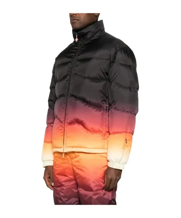 Casablanca Gradient Quilted Zip-up Padded Jacket