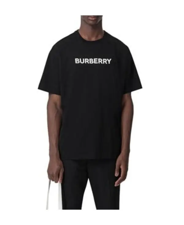 Burberry Logo Short-sleeved T-shirt - Black