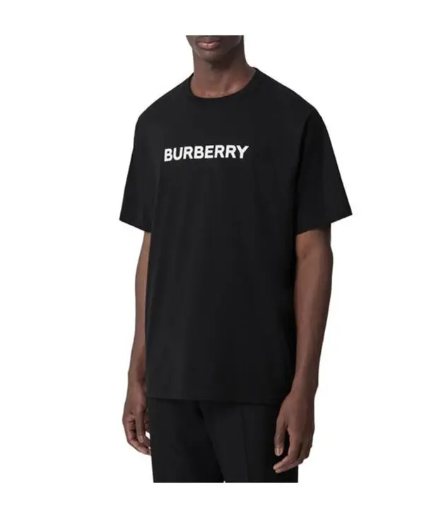 Burberry Logo Short-sleeved T-shirt - Black