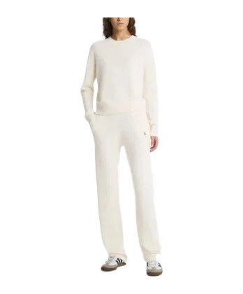 SPORTY  RICH Sporty & Rich Logo Detail Straight Leg Trousers