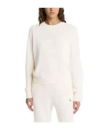 SPORTY  RICH Sporty & Rich Logo Detail Straight Leg Trousers