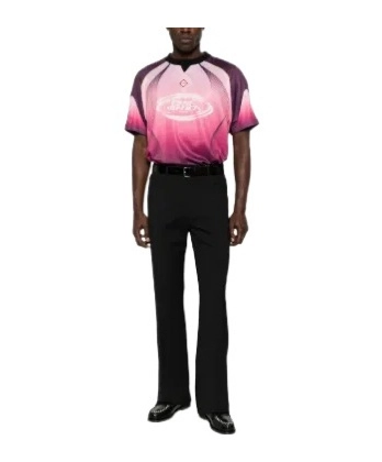 Casablanca Aubergine Gradient Short-sleeve T-shirt