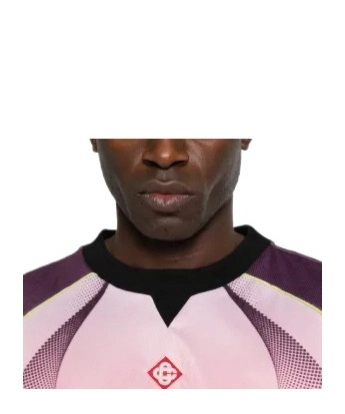 Casablanca Aubergine Gradient Short-sleeve T-shirt