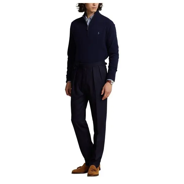 Polo Ralph Lauren Embroidered Zip-up Pullover - Black