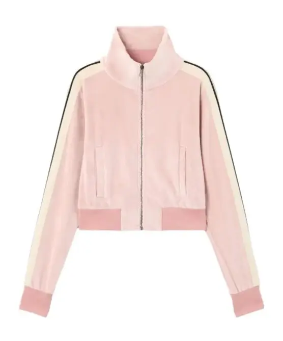 Palm Angels Cropped Zip-up Sports Jacket
