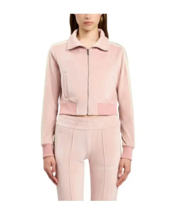 Palm Angels Cropped Zip-up Sports Jacket