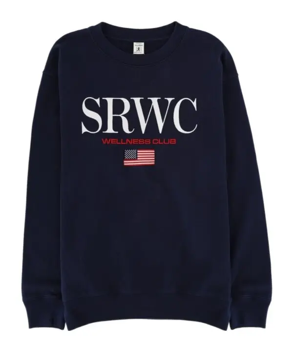 SPORTY  RICH Graphic Crewneck Sweatshirt