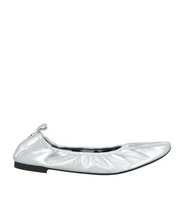 Tory Burch Metallic Leather Ballet Flats