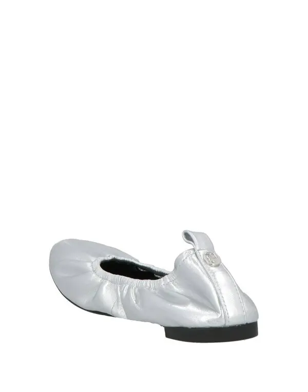 Tory Burch Metallic Leather Ballet Flats