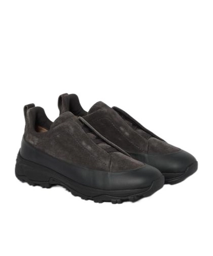 Zegna Triple Stitch Monte Low-top Sneakers - Black