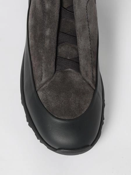 Zegna Triple Stitch Monte Low-top Sneakers - Black