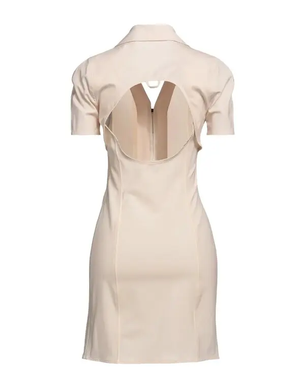 Jacquemus Short Sleeve Shirt Dress - Ivory
