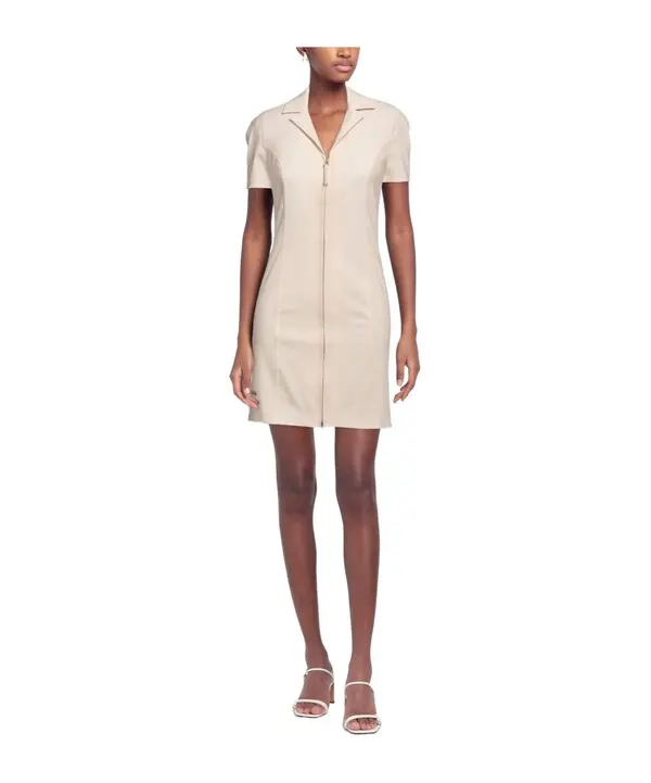 Jacquemus Short Sleeve Shirt Dress - Ivory