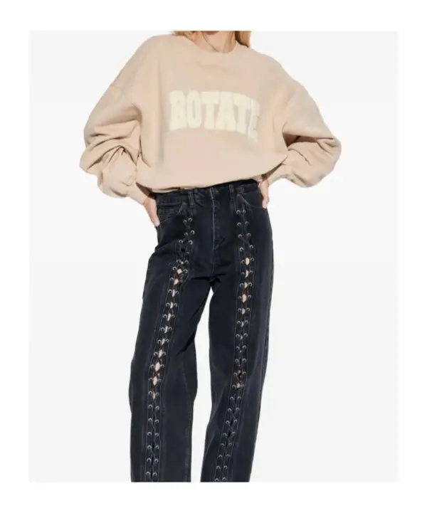 ROTATE BY BIRGER CHRISTENSEN Logo-appliqué Sweatshirt