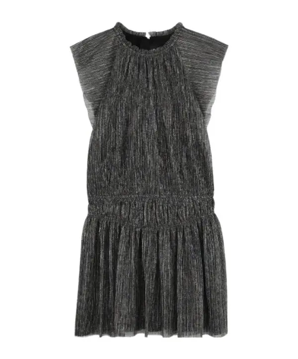 Zadig&Voltaire Round-neck Pleated Dress