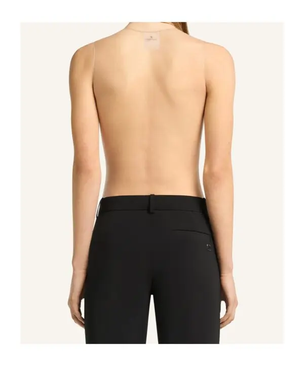 COURREGES Courrèges Illusion Sequins Bodysuit - Chenxi Orange