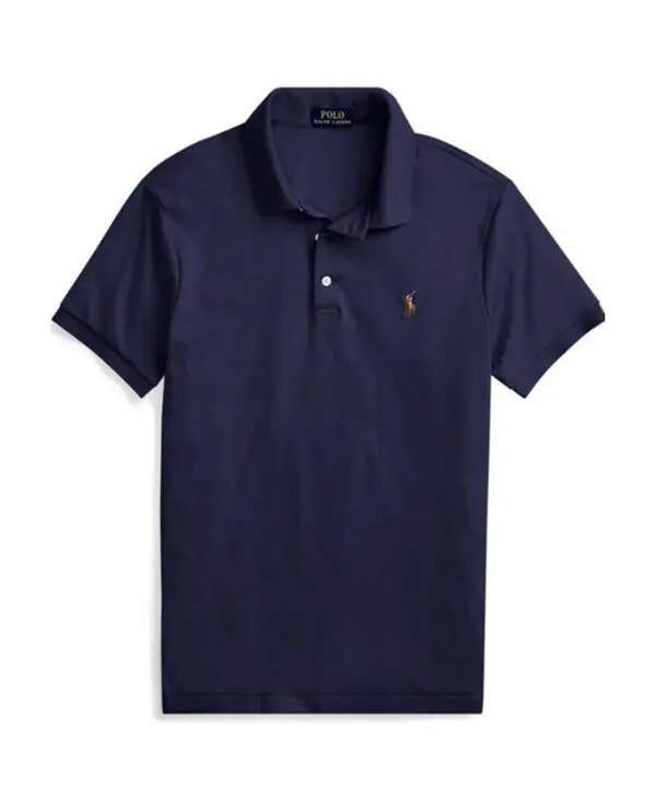 Polo Ralph Lauren Navy Blue Logo Short-sleeved Polo Shirt