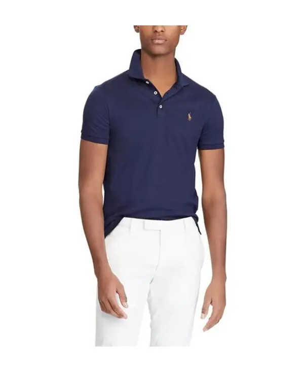 Polo Ralph Lauren Navy Blue Logo Short-sleeved Polo Shirt