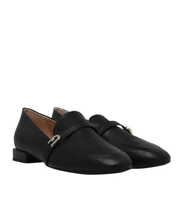 Prada Brushed Leather Loafers