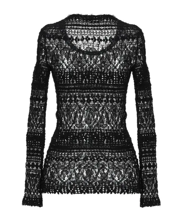 Isabel Marant Étoile Solid Color Lace Top