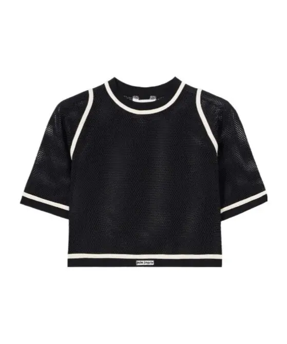 Palm Angels Logo-detail Cropped T-shirt