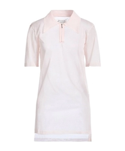 MAISON MARGIELA Solid-color Knitted Short-sleeved Shirt