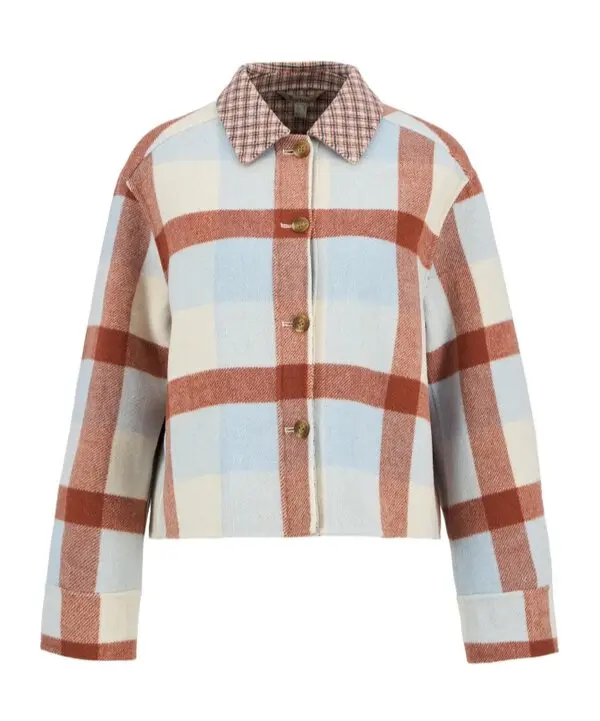 Barbour Plaid Long Sleeve Jacket