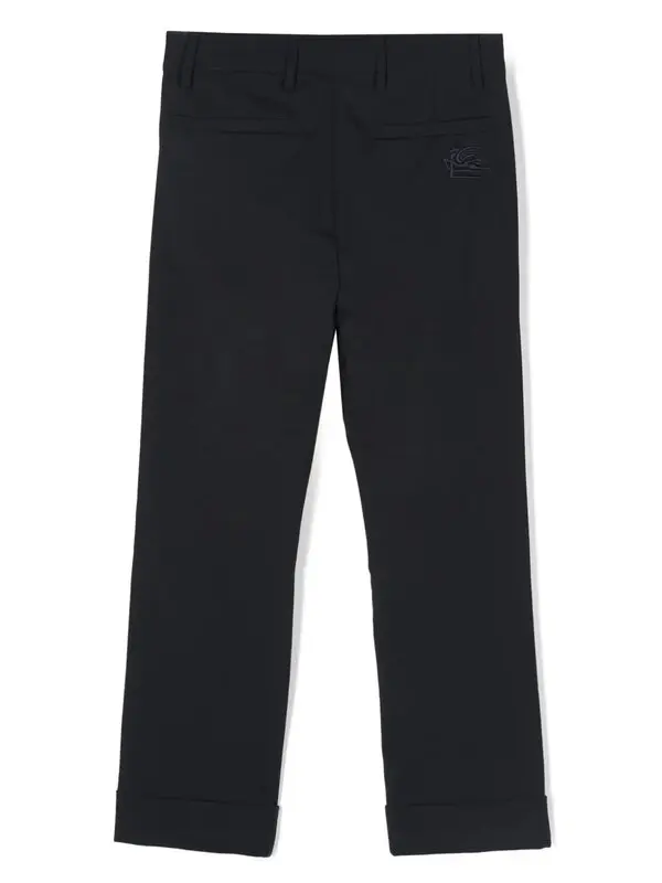 Etro Pegaso Motif Slim-fit Trousers
