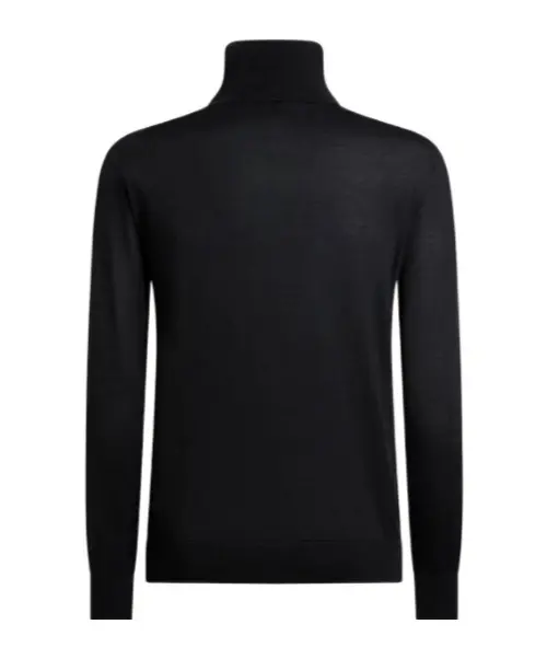 Etro Cashmere Silk Turtleneck Sweater - Black