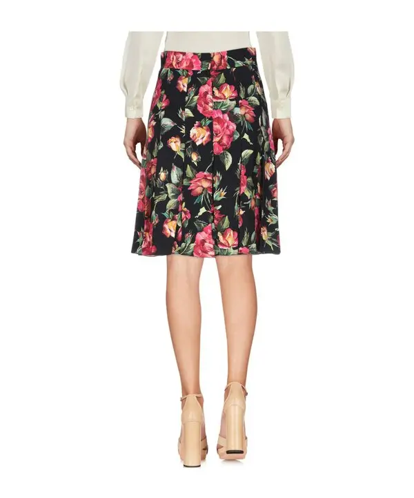 Dolce & Gabbana Floral Print Midi Skirt