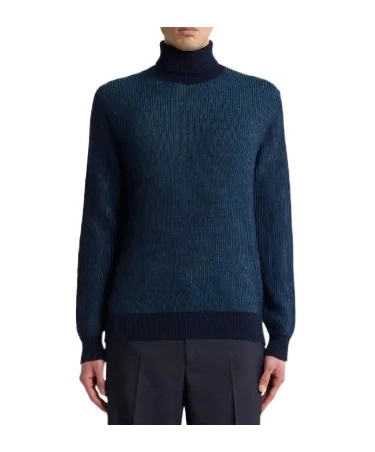 Etro Ribbed Turtleneck Sweater