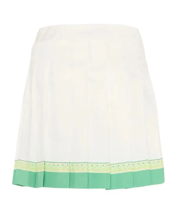 Casablanca Pleated Midi Skirt