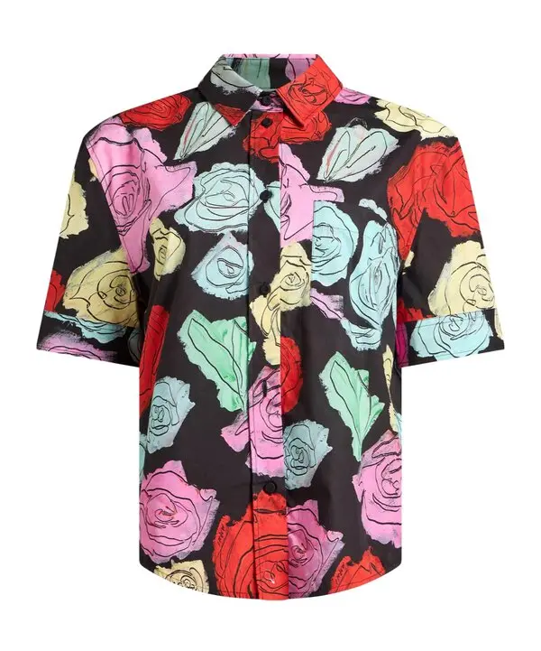 Marni Floral Print Short-sleeve Shirt