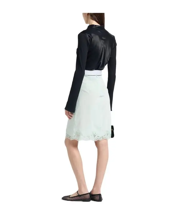 Dolce & Gabbana Elasticated Lace Midi Skirt