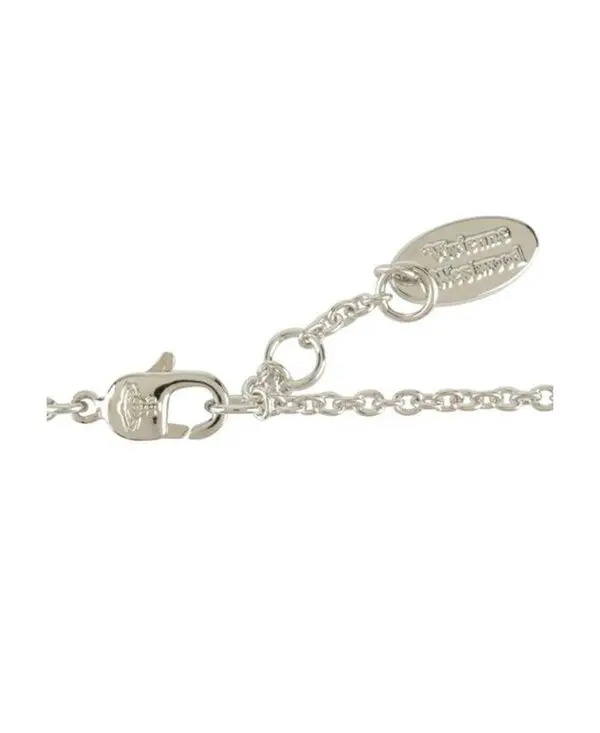 VIVIENNE WESTWOOD Orb Logo Bracelet With Crystal Embellishments